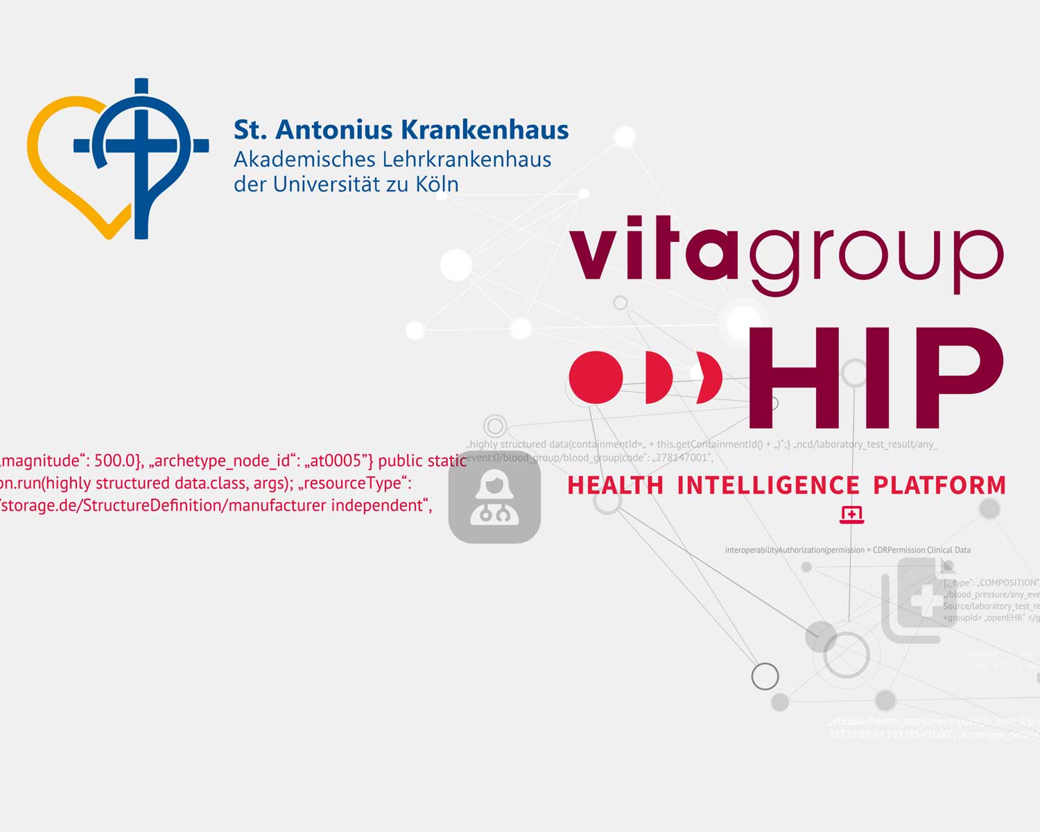 Alle Patientendaten sicher an einem Ort - vitagroup HIP